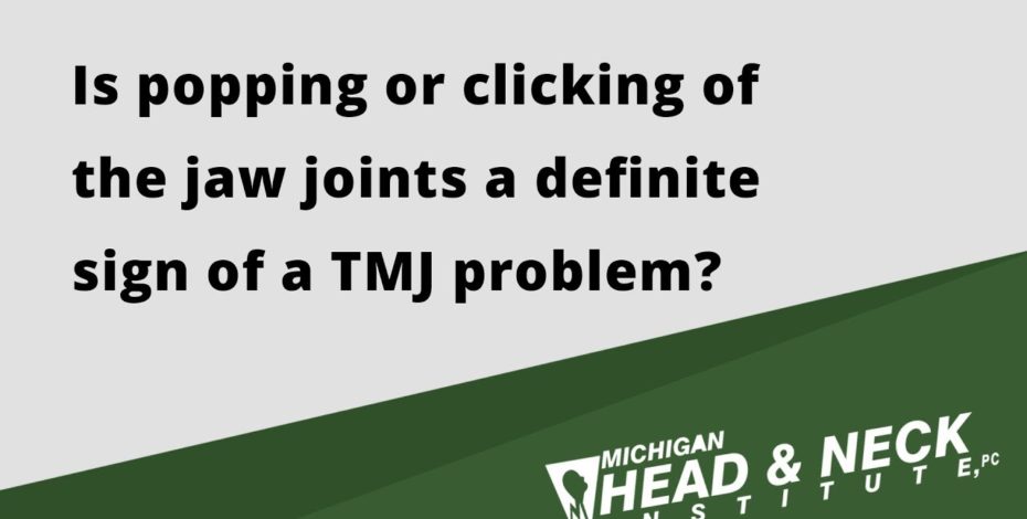 Understanding Jaw Popping & TMJ: Causes and Concerns